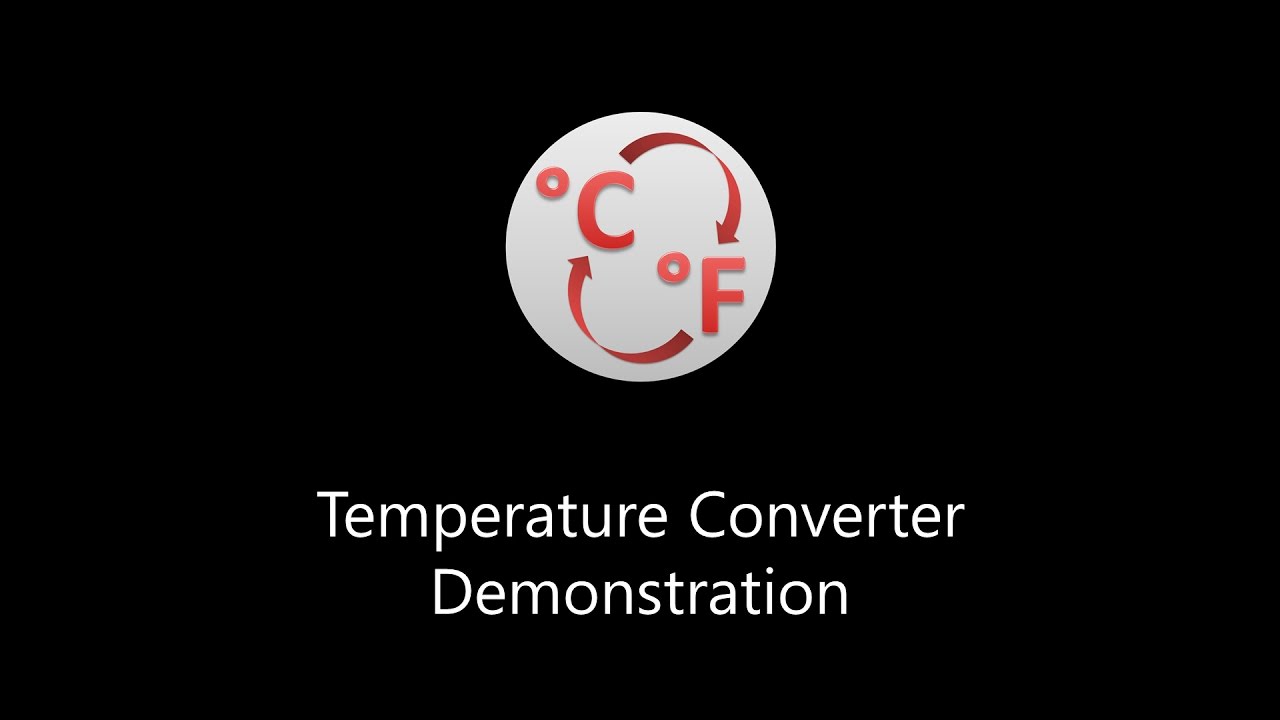 Temperature Converter Demo | Visual Basic - YouTube