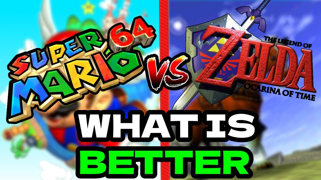 Super Mario 64 VS. Legend of Zelda Ocarina of Time! Which One's Better ...