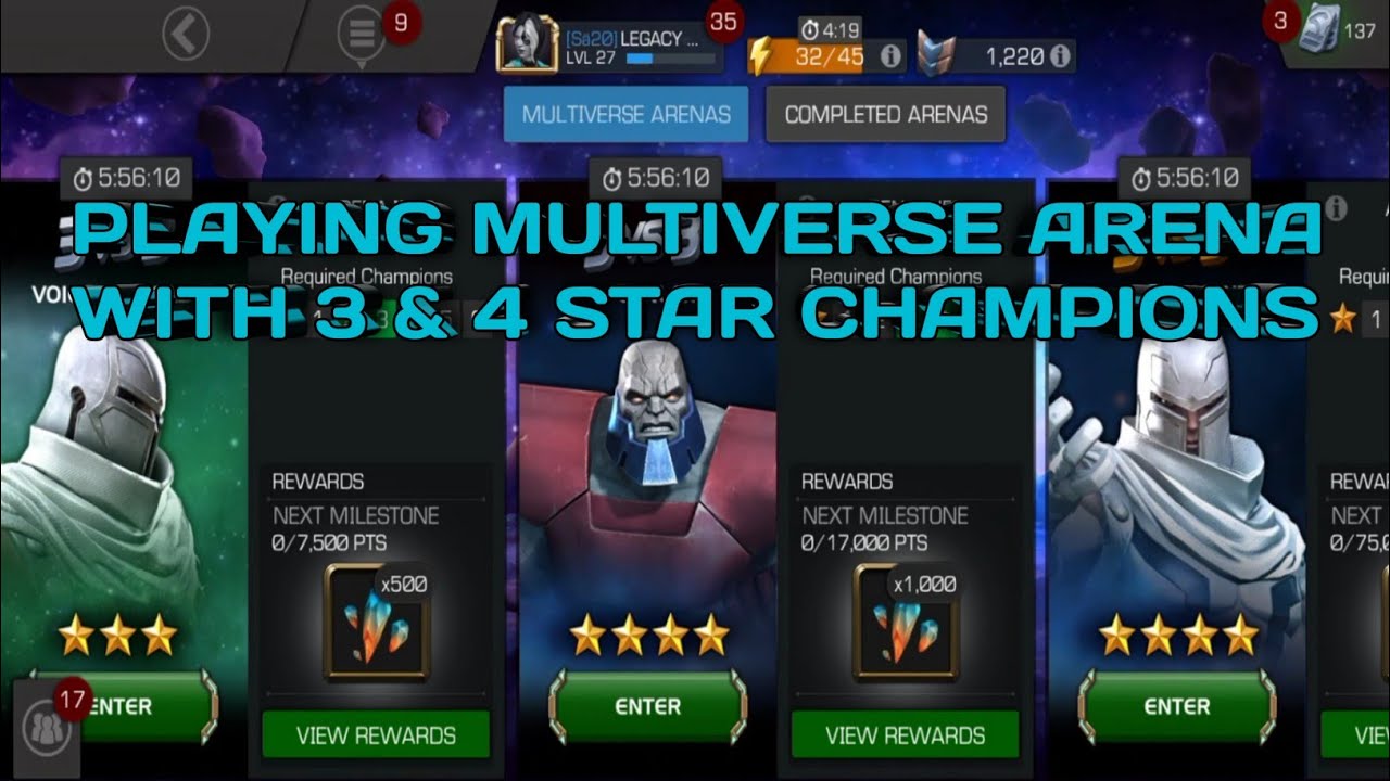Contest of champions: Multiverse Arena - YouTube