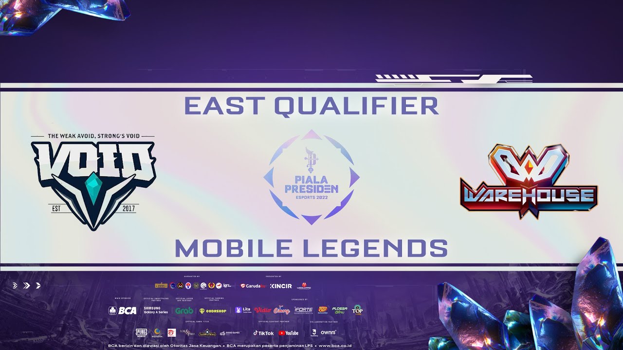 Void Esports vs. Warehouse 3AM - East Qualifier (16 Besar) - Piala Presiden Esports 2022 - YouTube