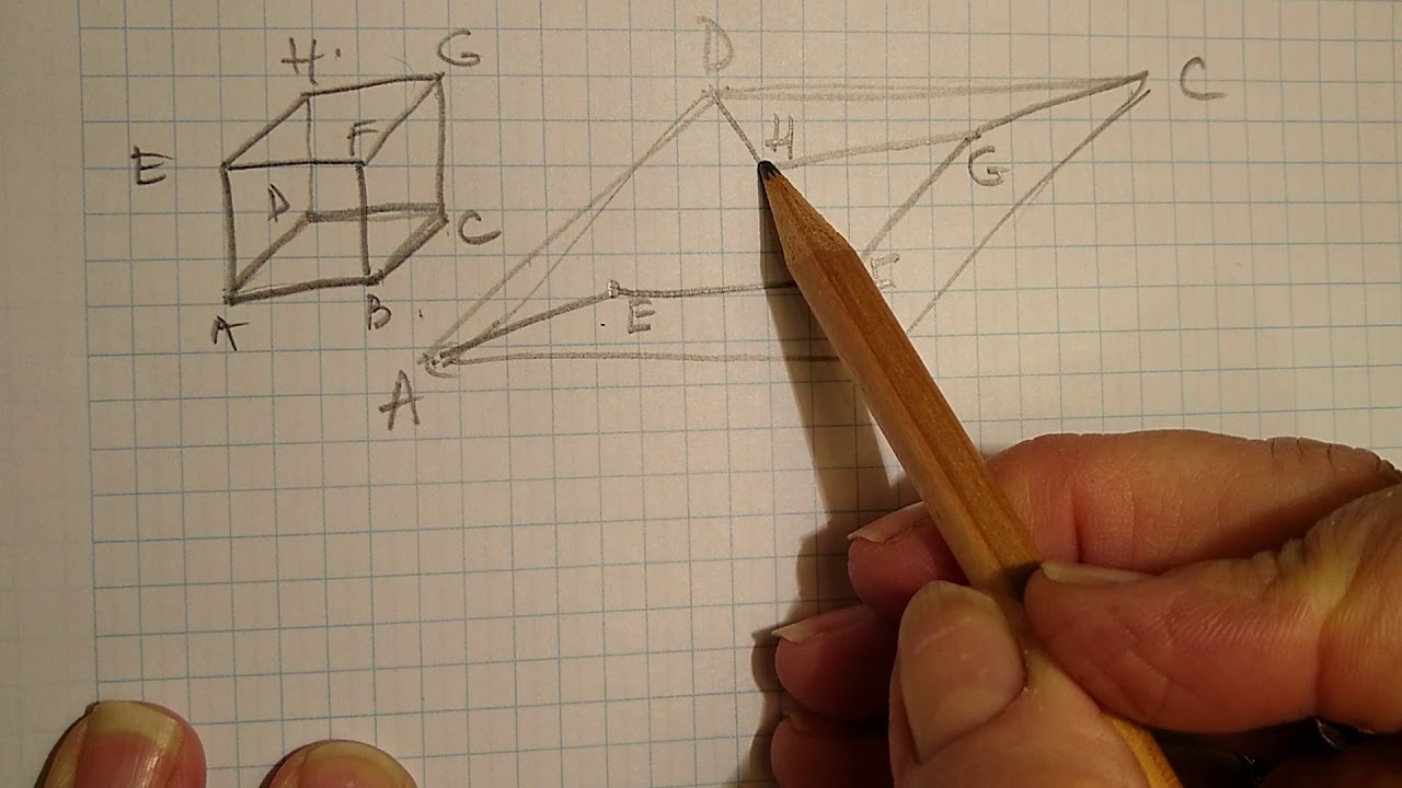 Obtener el Grafo plano asociado de un poliedro 1 - YouTube