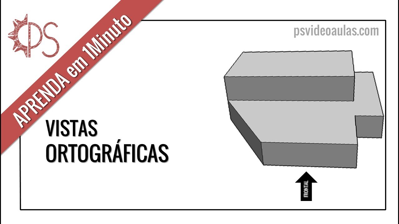 APRENDA em 1 Minuto - Desenho Técnico Vistas Ortográficas - YouTube