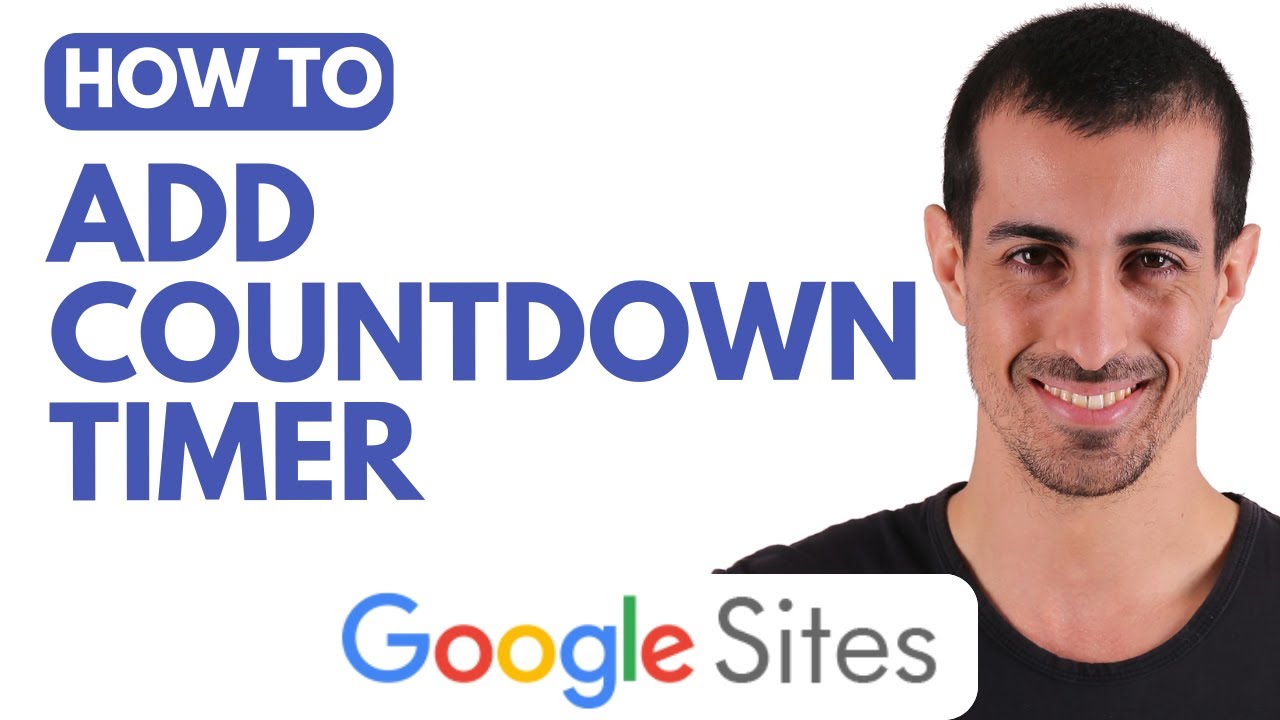 How to Add Countdown Timer in Google Sites - YouTube