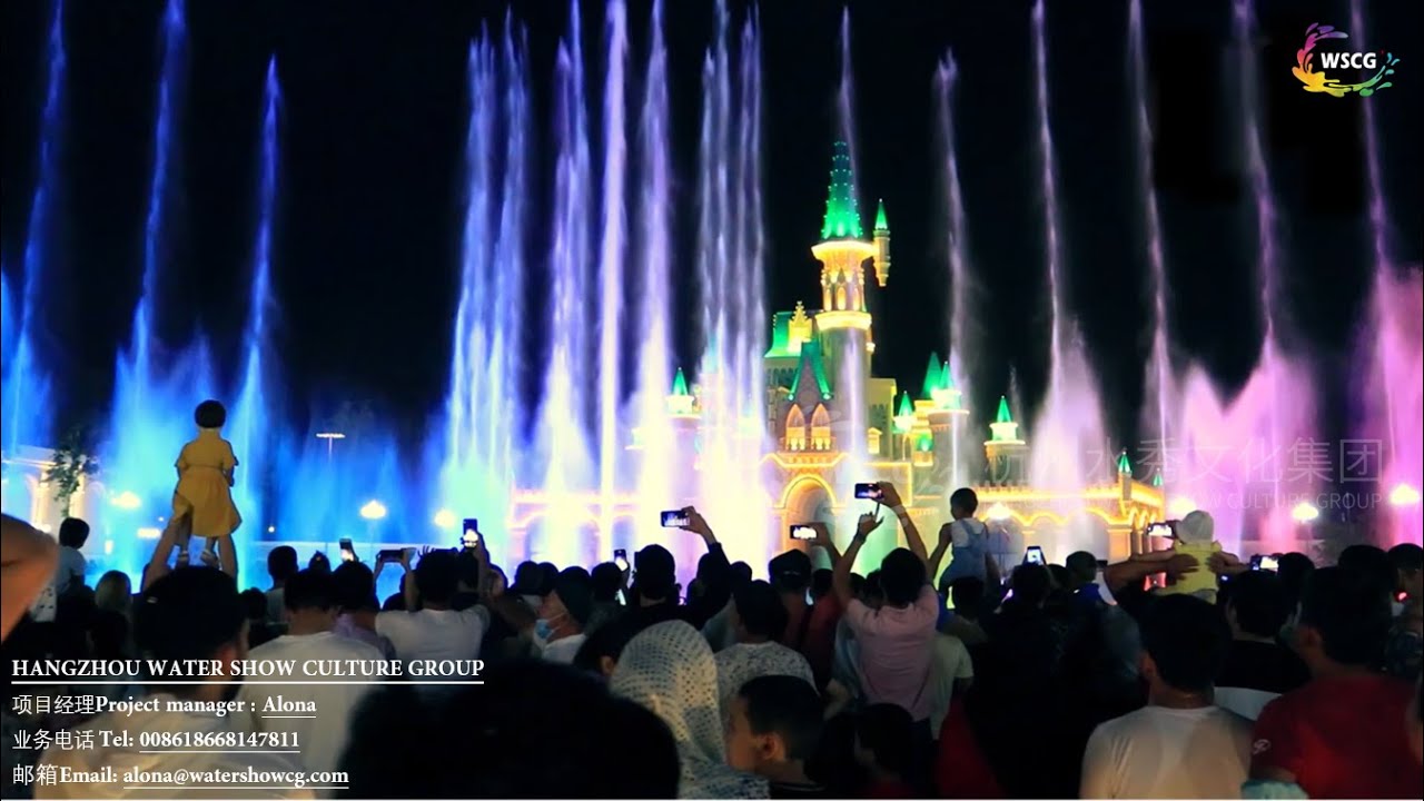 Magic City Park in Tashkent, Uzbekistan /Sehrli shahar bog'i, Toshkent ...