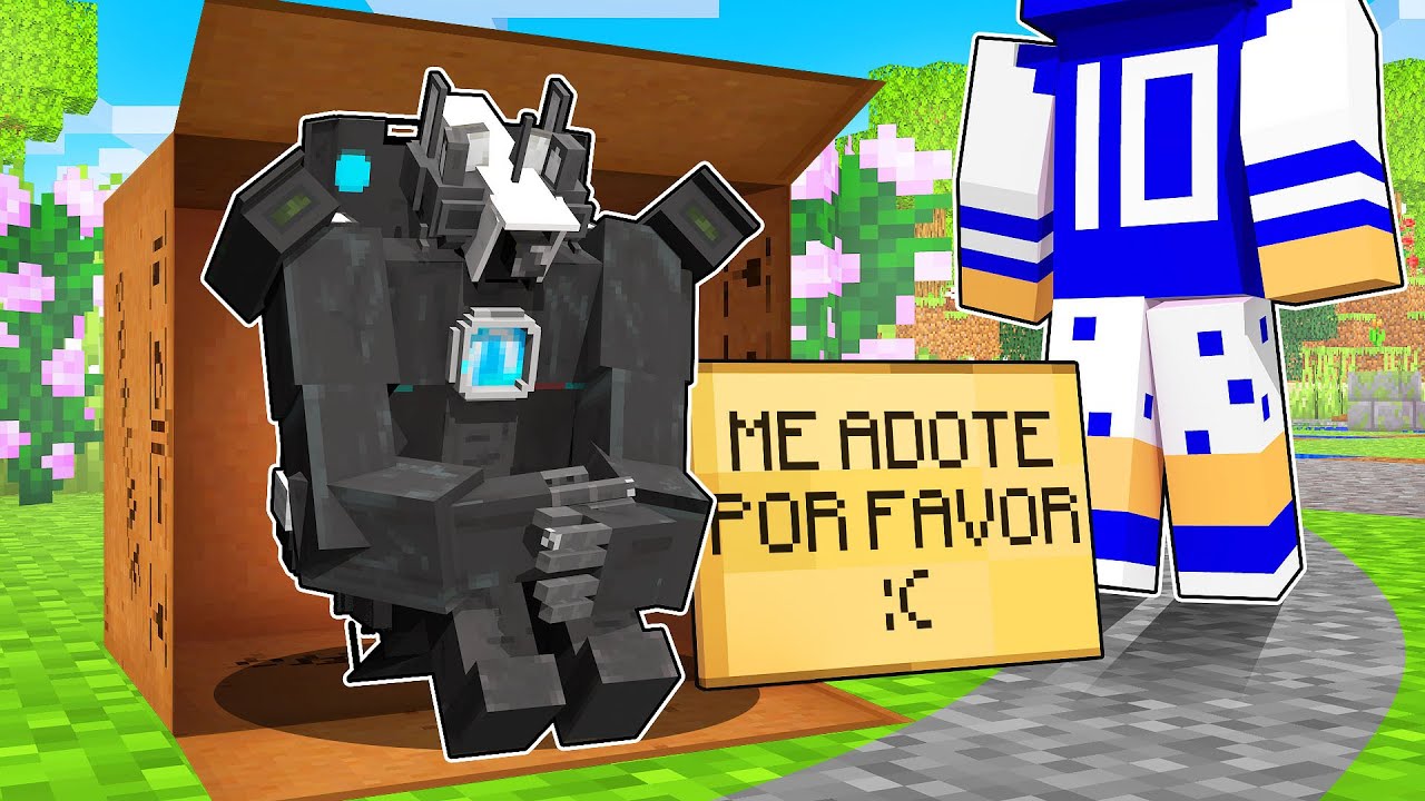 NINGUÉM quer adotar o ULTRA CAMERAMAN no Minecraft - YouTube
