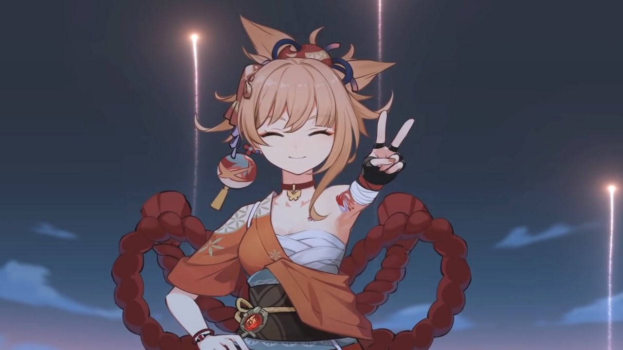 C1 Yoimiya R1 Thundering Pulse montage - YouTube