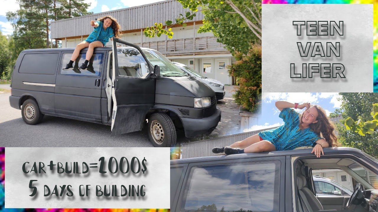 CamperVan From Start to First Night | Quick Cheep Van Build | SOLO ...