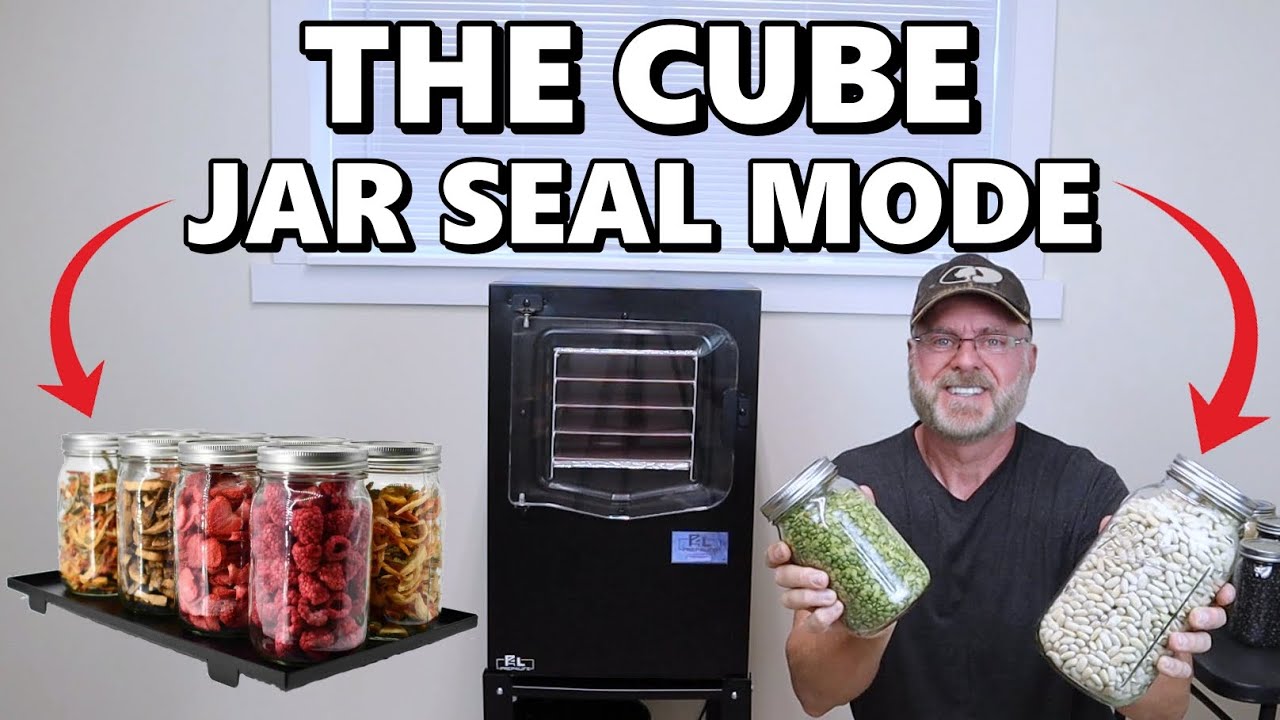 The Cube - How To Use Jar Seal Mode For Dry canning Vacuum Sealing ...