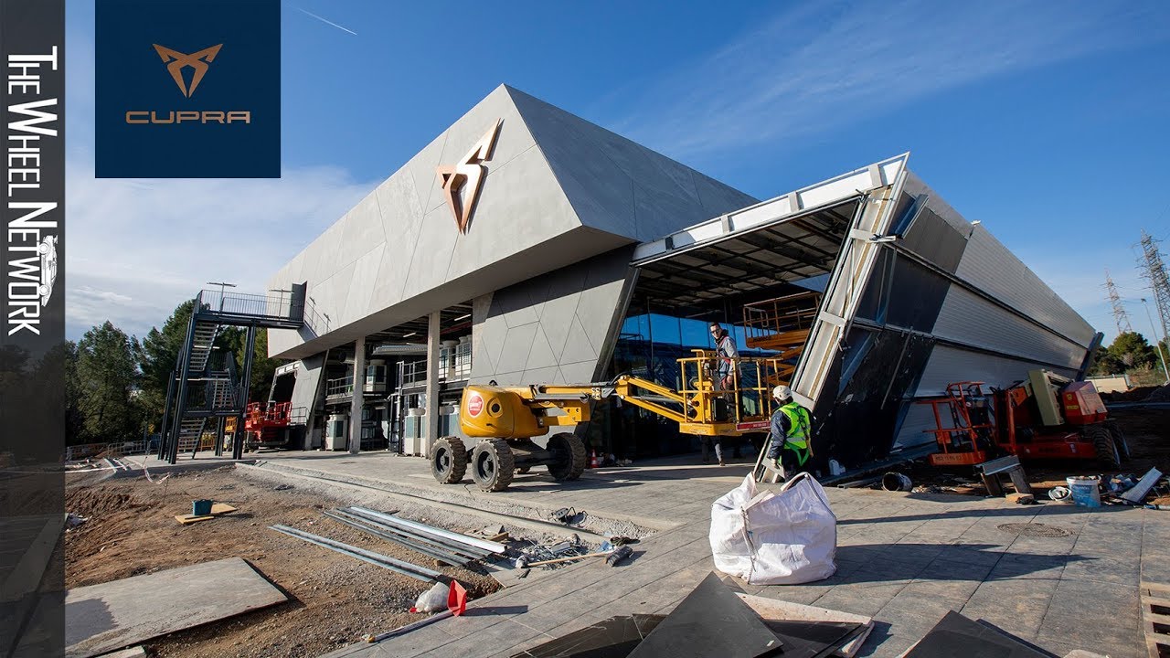 The new Cupra headquarters – Cupra Garage construction time-lapse - YouTube