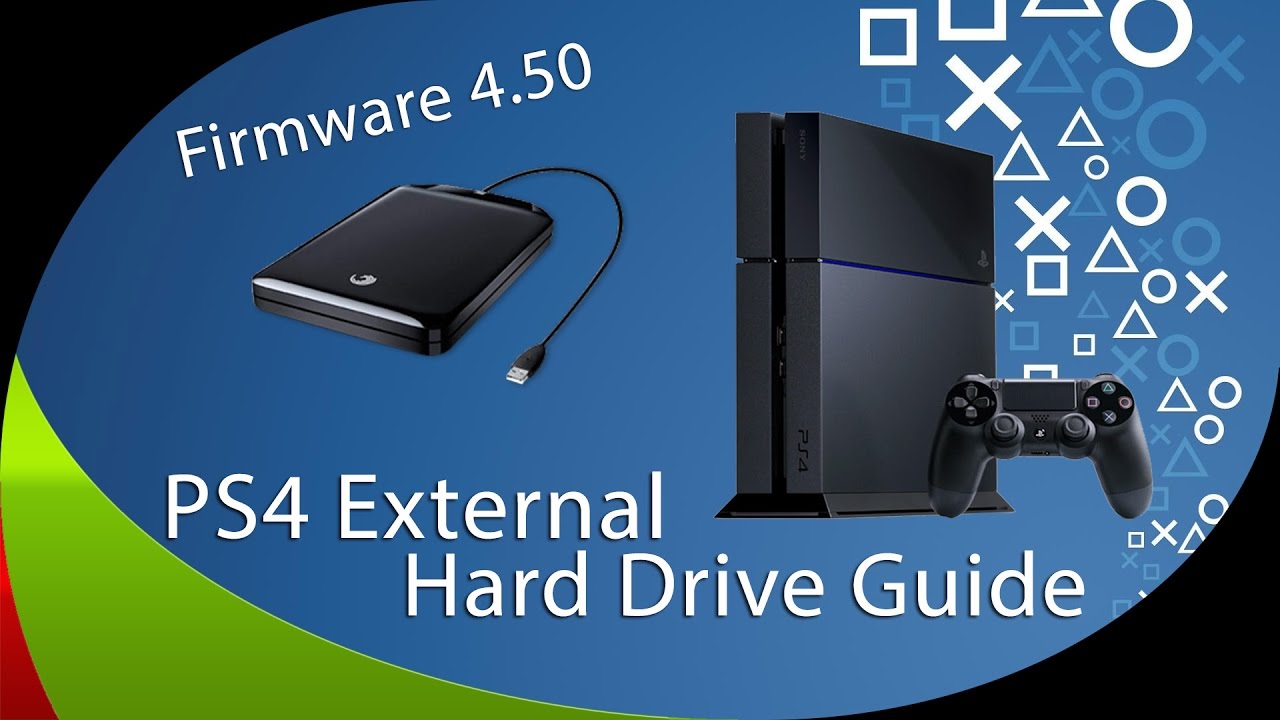 How To Use Extended Hard Drive On PS4 - Firmware 4.50 [EASY METHOD ...