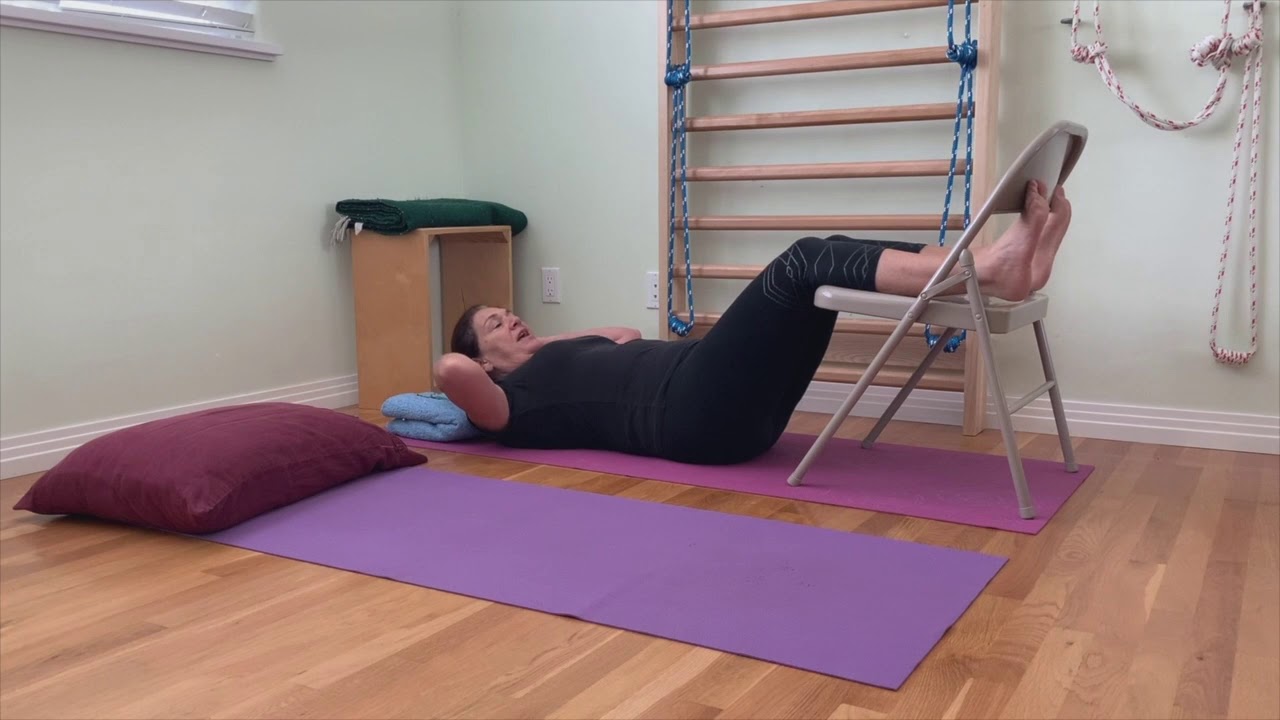 Legs Up on Chair - YouTube