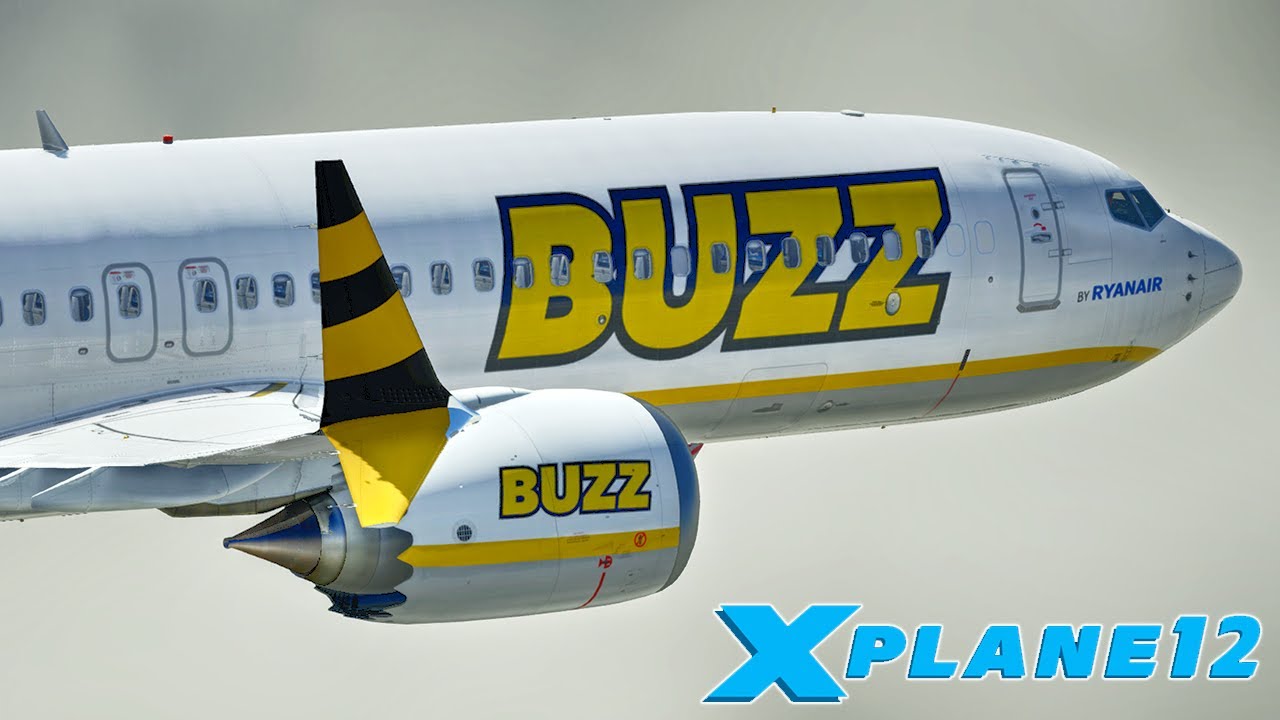 X-PLANE 12 // BUZZ 737MAX WARSAW-STOCKHOLM - YouTube