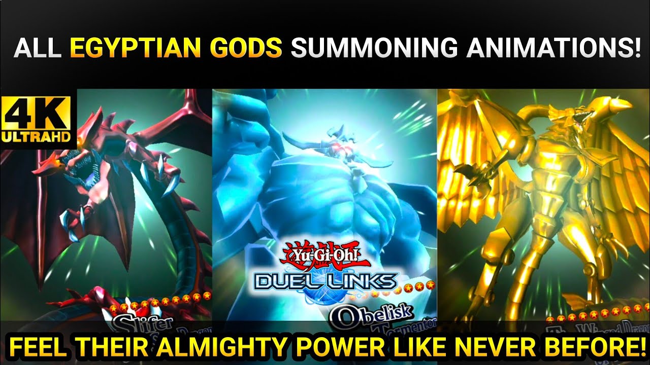 ALL EGYPTIAN GODS SUMMONING ANIMATIONS WITH THEIR THEME MUSIC! (4K UHD ...
