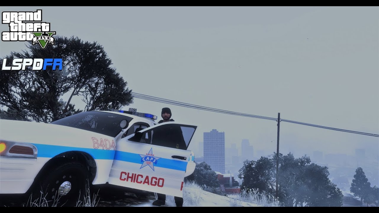 GTA 5 LSPDFR | In the Snow | Chicago PD Police | ( #LSPDFR ) (Raw ...