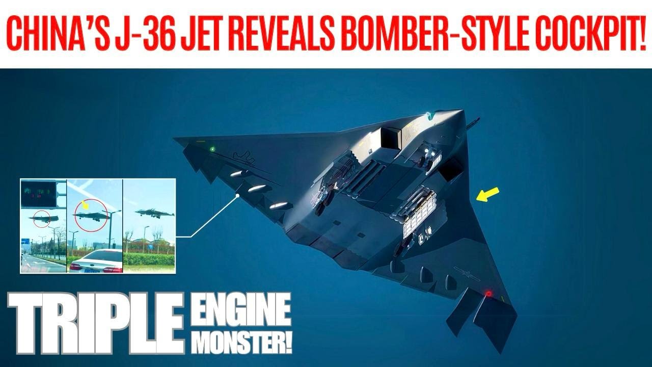 China’s J-36 Jet Just Changed the Stealth Game Forever! - YouTube