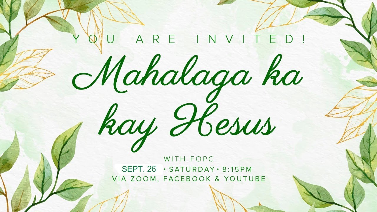 Mahalaga ka kay Hesus Mini Concert and presentation - YouTube