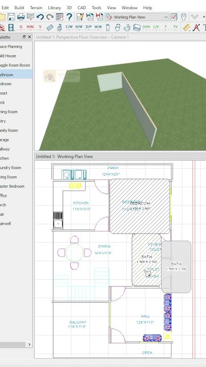 How to create 3D model using Space Planning in Chief Architect? - YouTube
