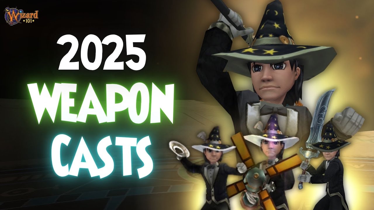 Wizard101 - All Weapon Animations (2025) - YouTube