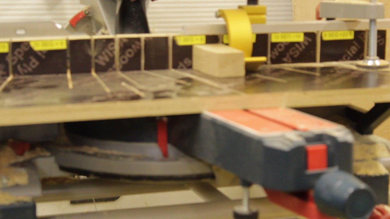 Bosch mitre saw , flip over stop short video 2 - YouTube