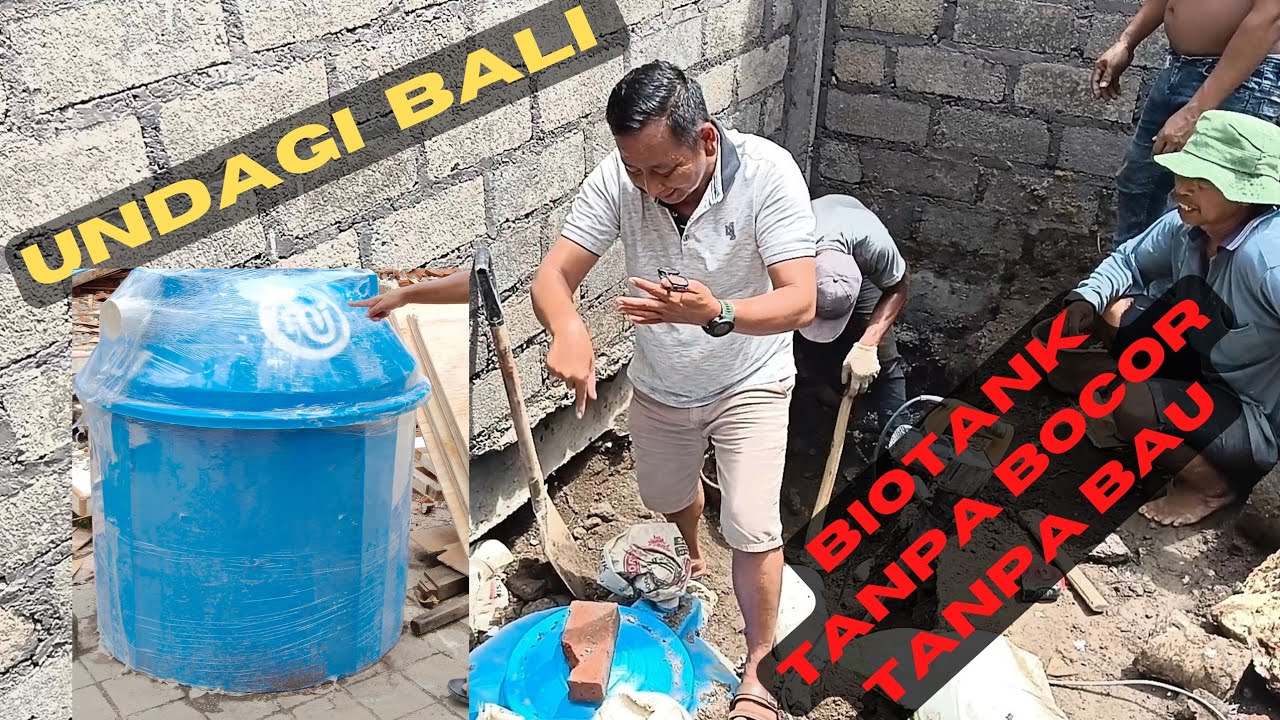 cara pemasangan septy tank bio tank yang benar - YouTube