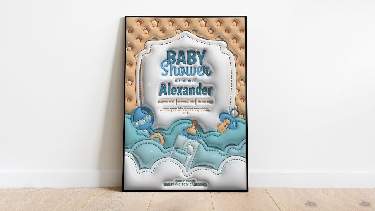 3d Inflate Poster Created In Bubble 3d Effect Adobe Illustrator Tutorial Youtube
