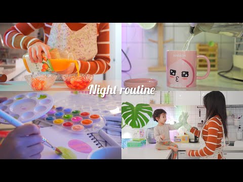 Mom and son night routine in korea 🇰🇷 home organizing and cooking