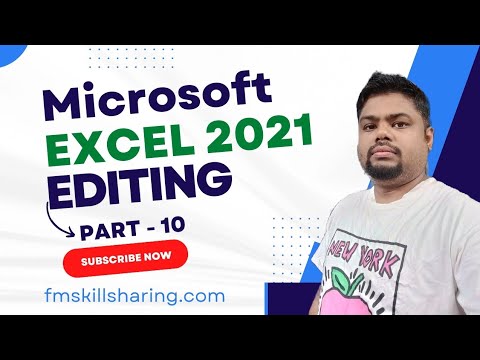 Ms Excel 2021 Editing | Auto Sum | Max Function | Series | Justify - YouTube
