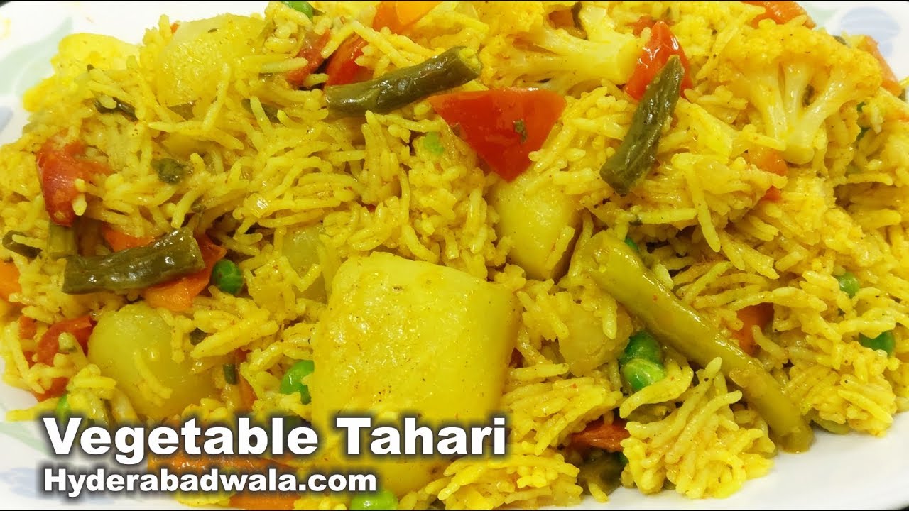 Hyderabadi Vegetable Tahari - The Easiest Way of Making Tasty Vegetable ...
