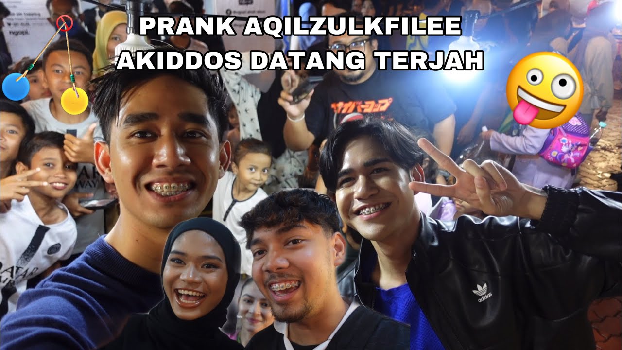 PRANK AQILZULKIFLEE AKIDDOS DATANG TERJAH 😱 - YouTube