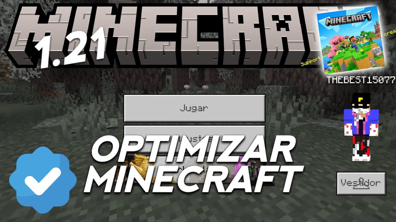 Cómo optimizar minecraft bedrock 1.21 android - YouTube