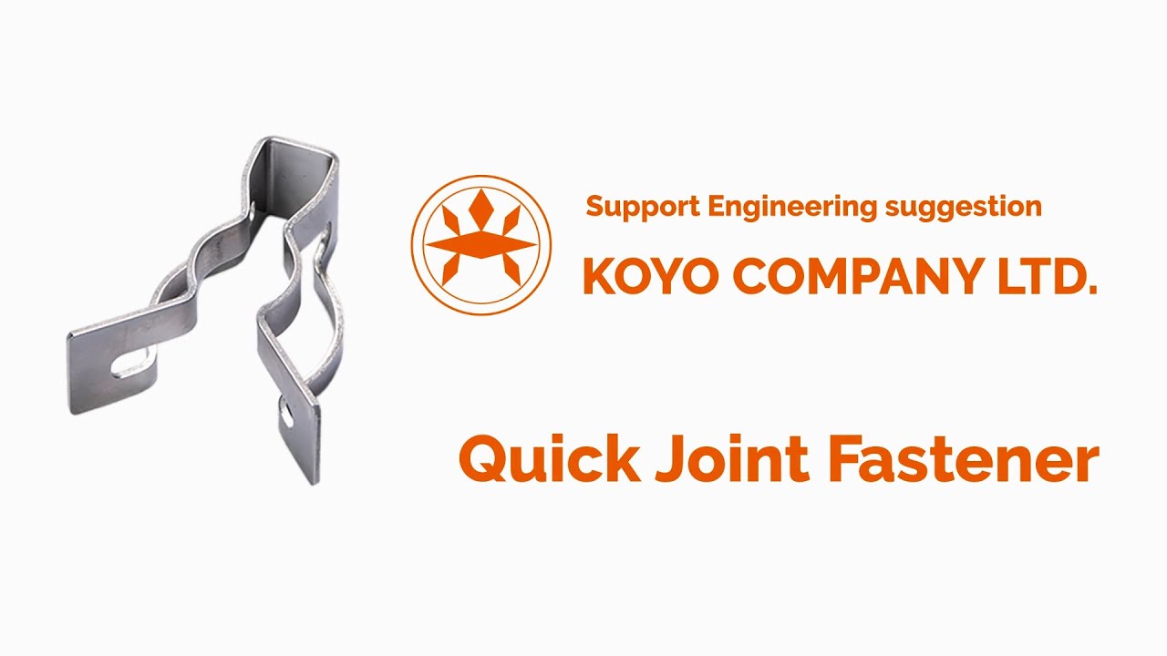 KOYO COMPANY LTD Quick Joint Fastener（Vietnamese subtitles） - YouTube