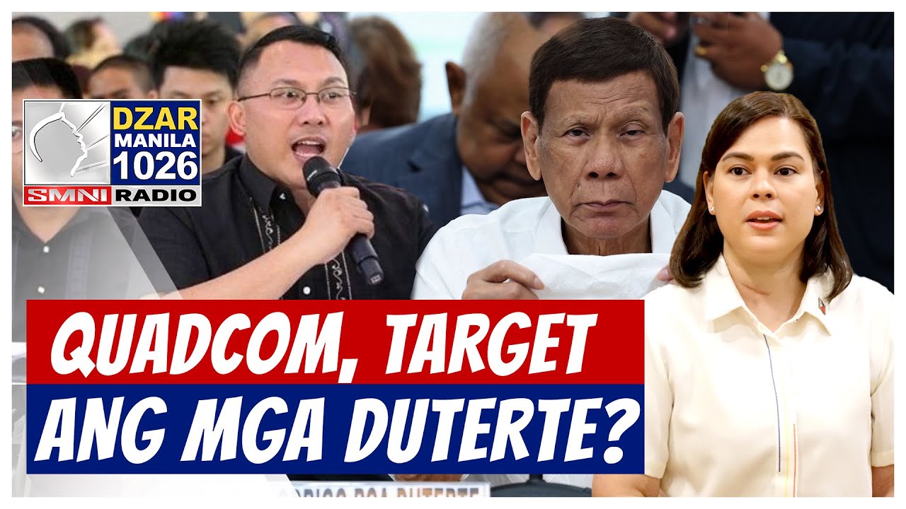 Nakatutok talaga sila sa pagdurog sa mga Duterte - Rep. Cardema sa 'di ...