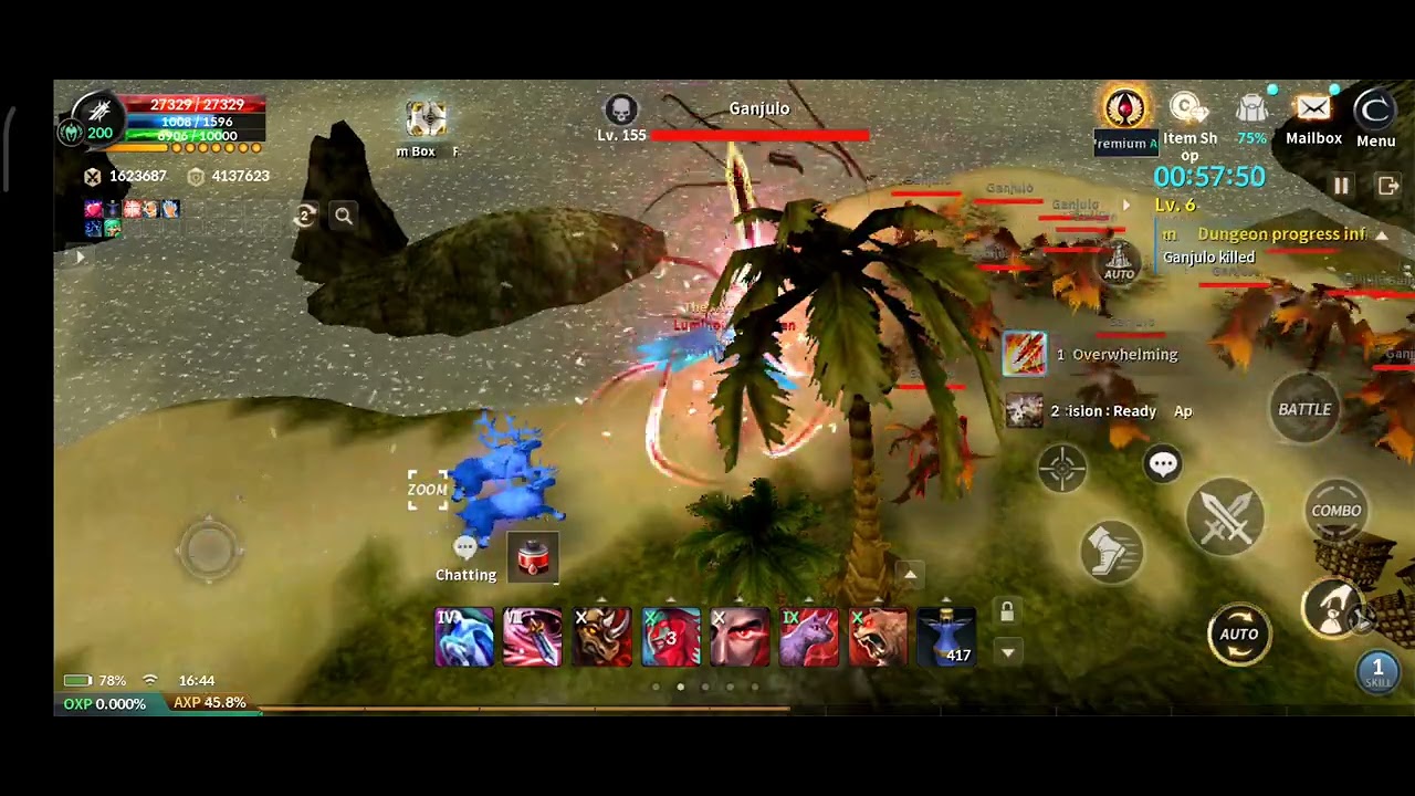 Cabal Mobile (HoN) Warrior Solo Run: Forbidden Island (FI) Lv125 or ...