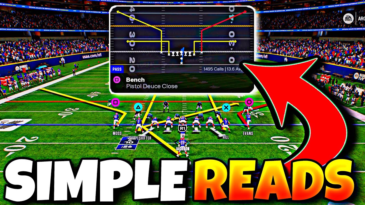 The ROUTE COMBO That BEATS Every 1-High Safety Look In Madden 26 - YouTube