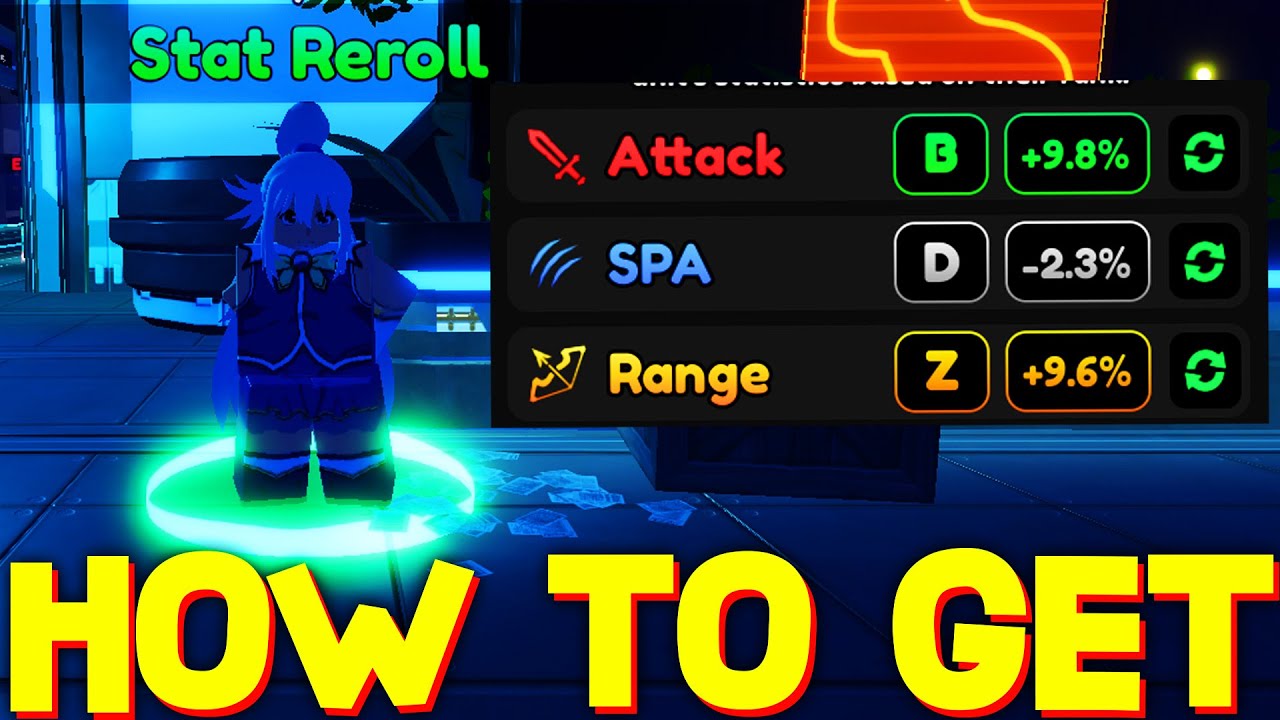 HOW TO GET STAT REROLLS & REROLL STATS in ANIME VANGUARDS! ROBLOX - YouTube