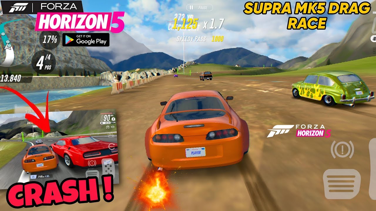 Forza Horizon Driving Simulator Gameplay | Supra Mk5 Drag Race 💥 ...
