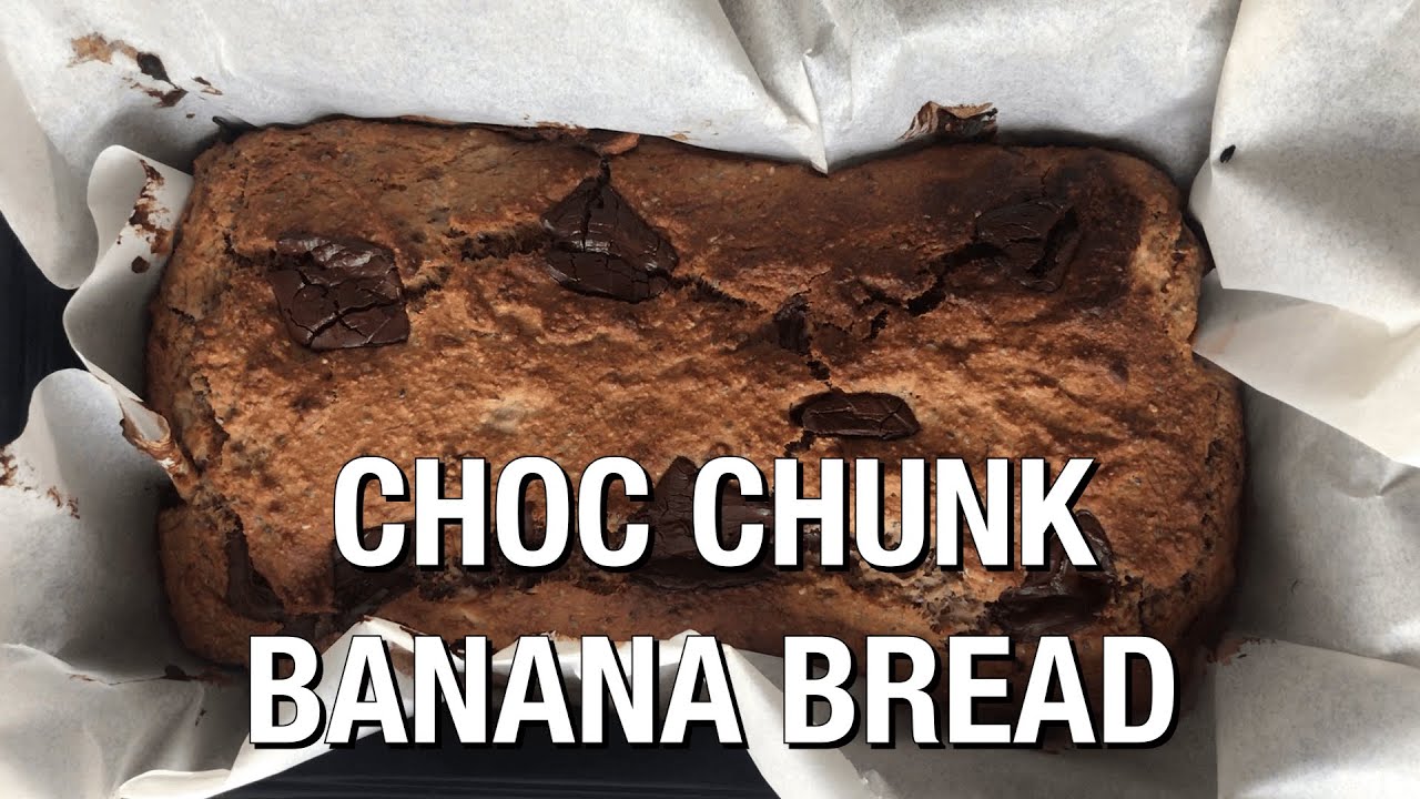 Choc Chunk Banana Bread - Cooking With Ayeh - YouTube