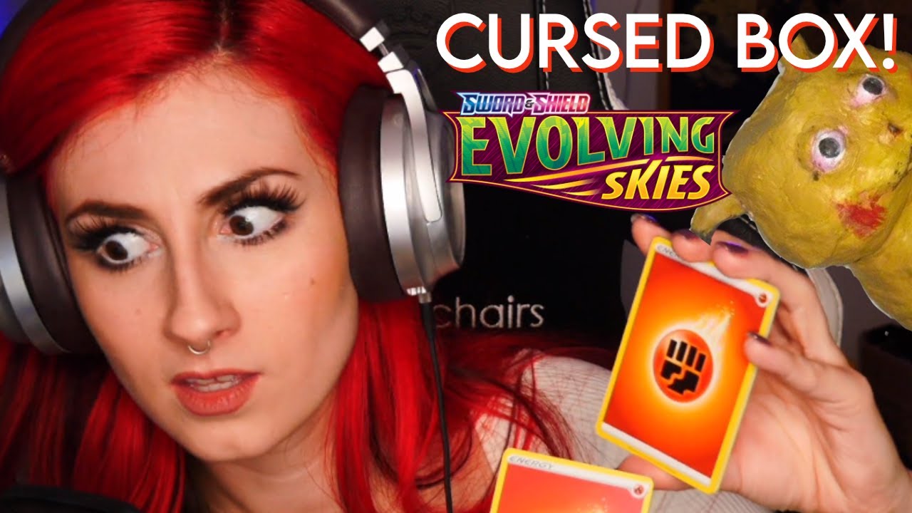 CURSED BOX! Pokemon Evolving Skies: booster box opening - 36 packs ...
