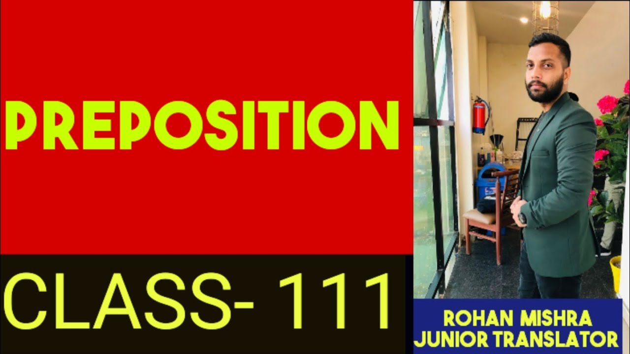 CLASS-111//PREPOSITION/ - YouTube