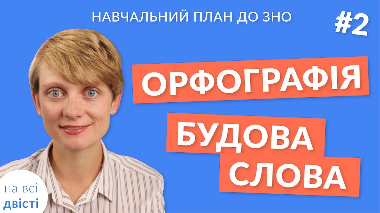 Вступ до теми Орфографія Будова слова 😉 Новий навчальний план від на