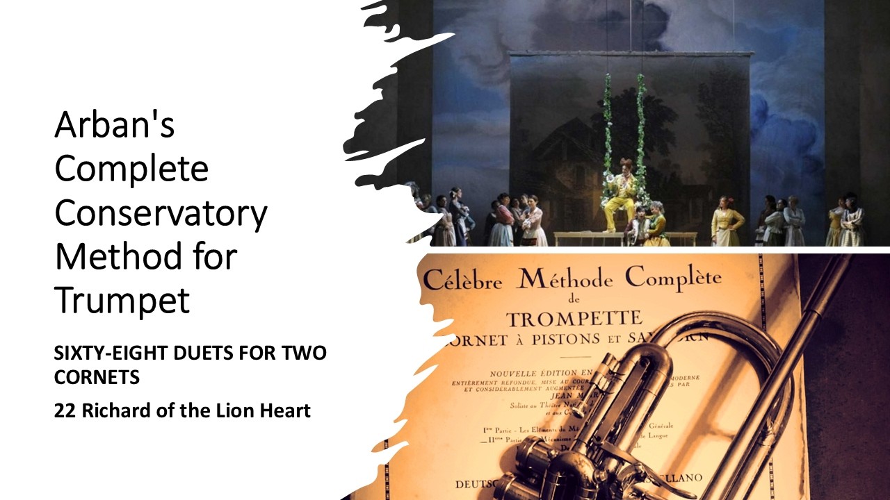 Arban's Complete Conservatory Method for Trumpet - 68 DUETS - 22 ...