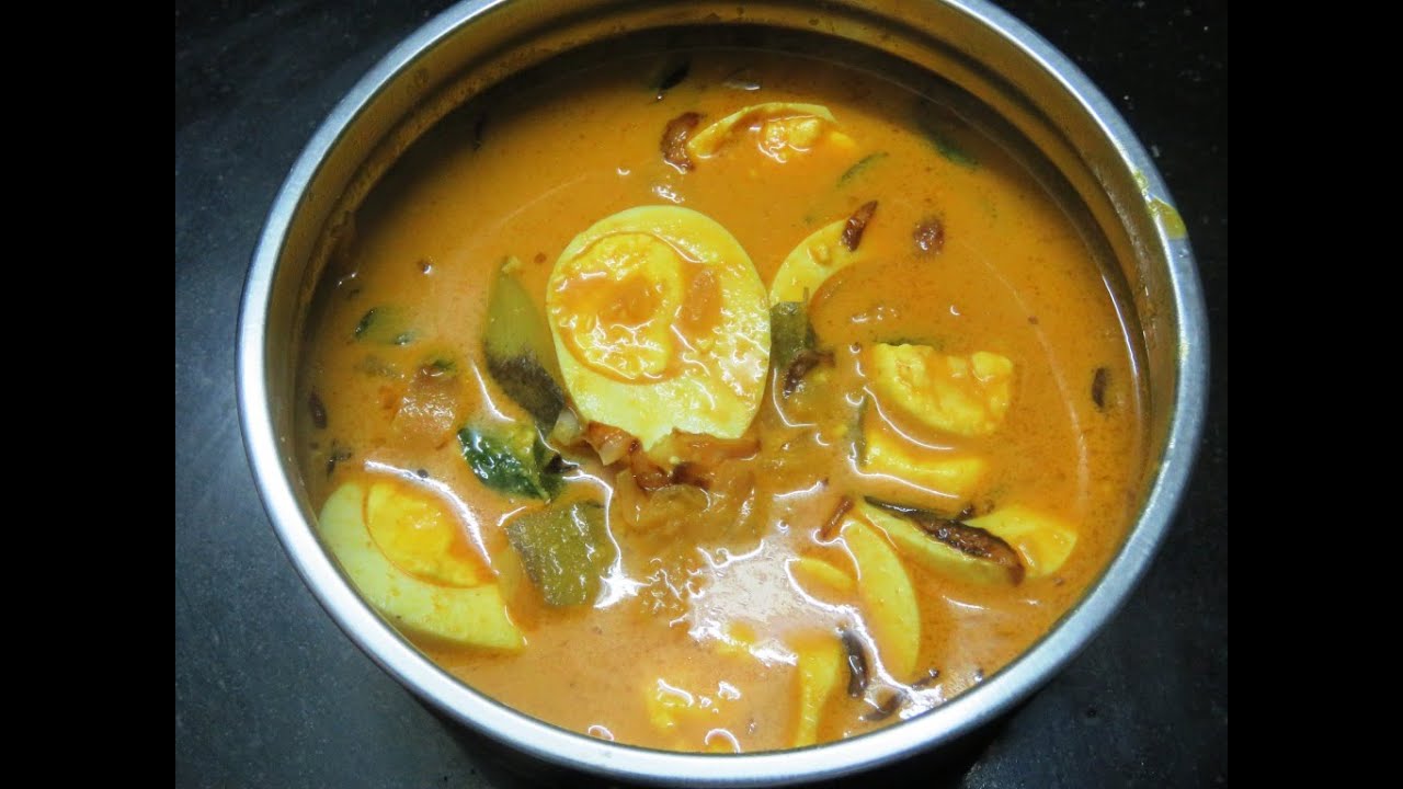 Nadan mutta curry/Kerala style egg curry with coconut - YouTube
