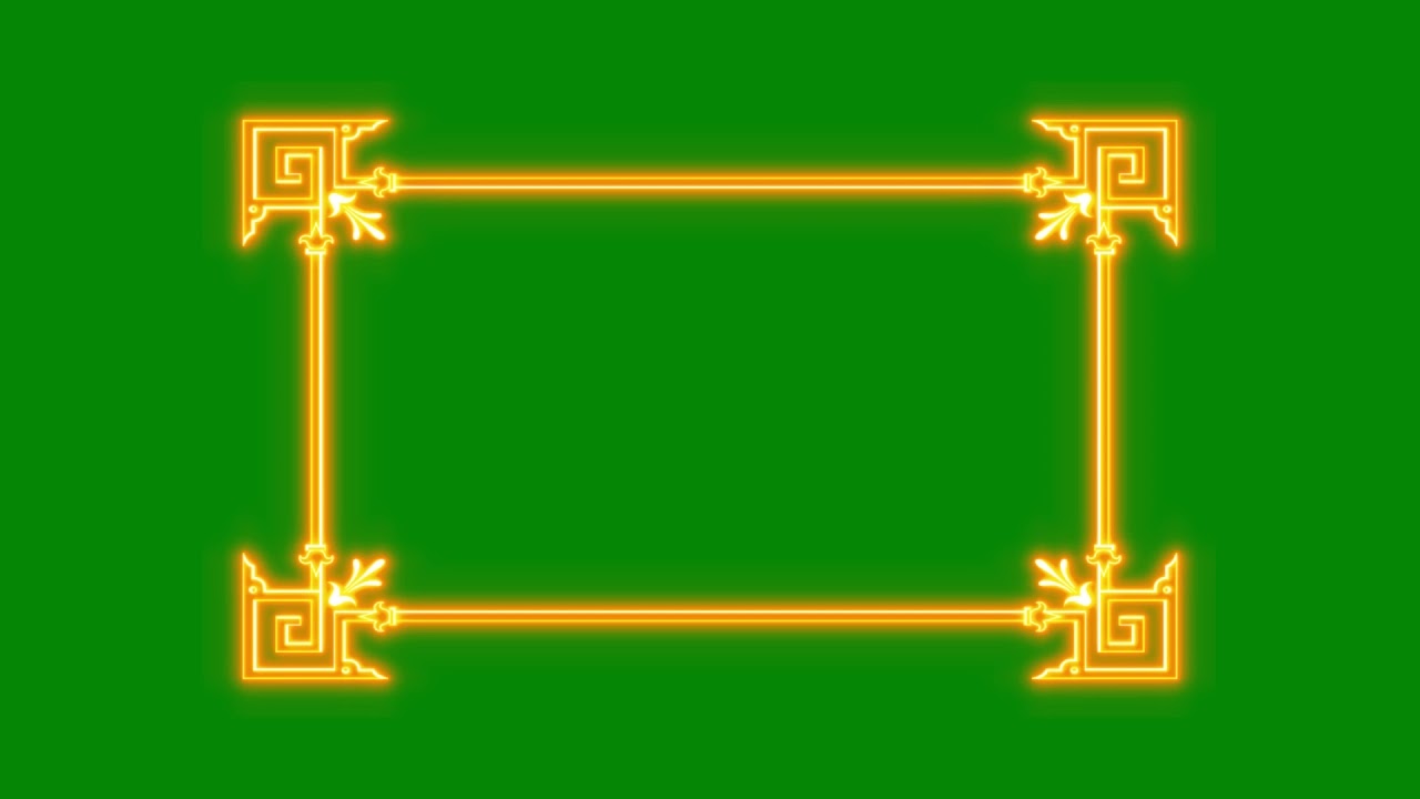GREENSCREEN BORDER FRAME NOEN LIGHT (FREE) - YouTube