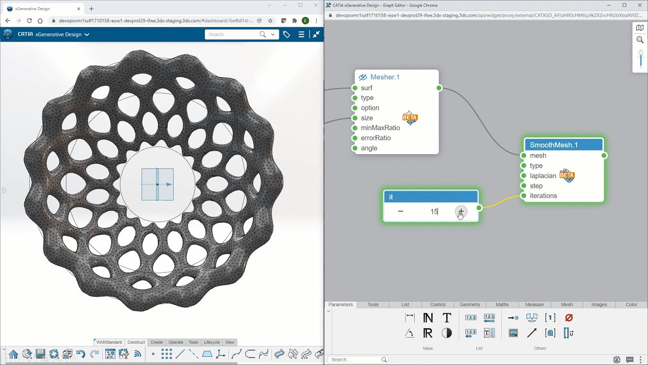 Mesh Modeling Introduction in R2022xFD02 | CATIA xGenerative Design ...