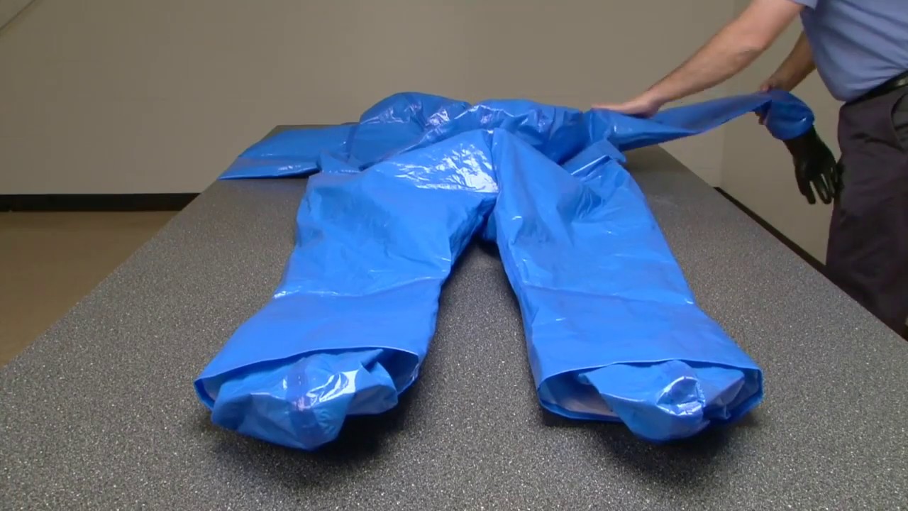 Lakeland Industries 00220 Level A Encapsulated Suit Pressure Test - YouTube