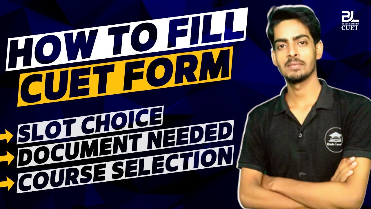 How To Fill CUET Form 2022 | CUET Form Fill Up 2022 | CUET 2022 ...