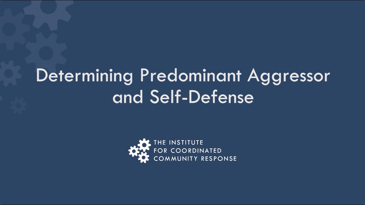 TRAILER: Determining Predominant Aggressor & Self Defense - YouTube