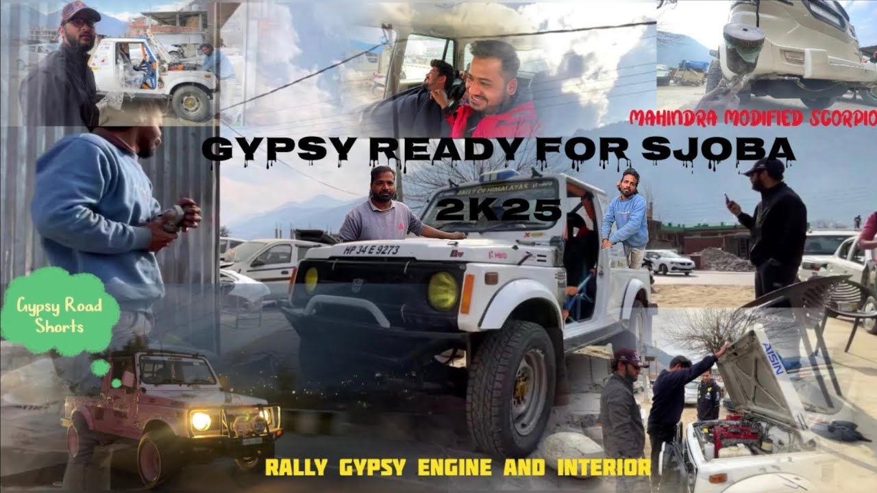 Gypsy Preparation for SJOBA 2k25😎|| Modified Scorpio😍|| Gypsy Top Speed ...