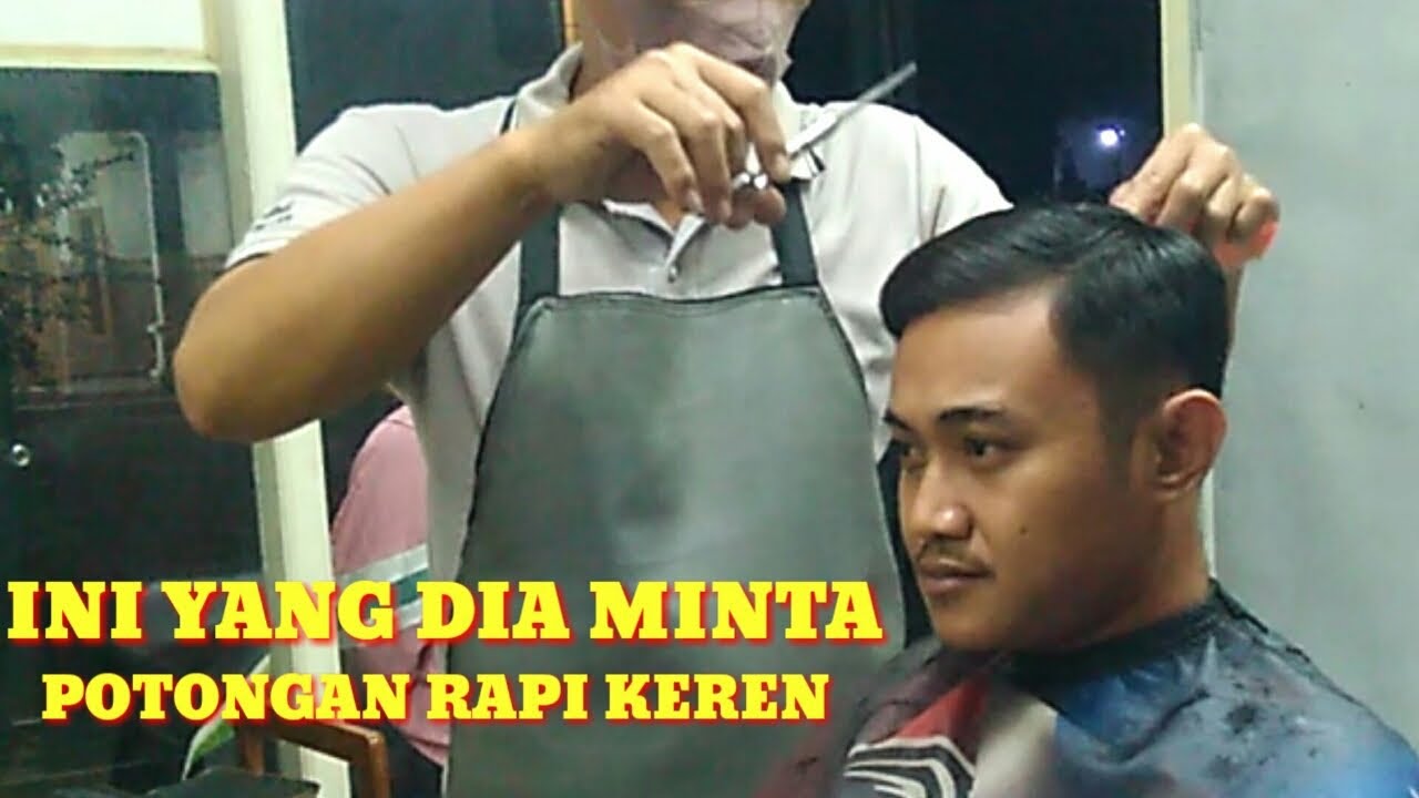 PEMUDAH INI MINTA DI POTONG RAPI YANG KEREN - YouTube