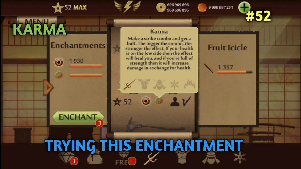 THIS ENCHANTMENT IS GOOD 👍 || SHADOW FIGHT 2 UNDERWORLD || HINDI ...